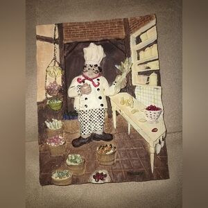 Riggsbee | Art | Riggsbee Charming Italian Chef 3d Wall Decor Plaques ...